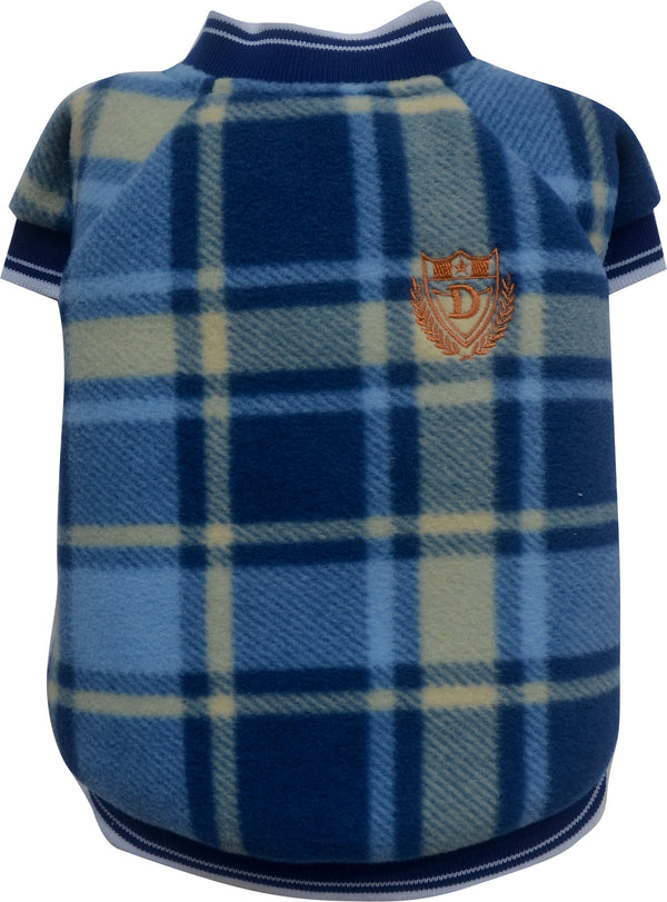 SMALL DOG - Blue Fleece Jacket - DoggyDolly Australia & New Zealand