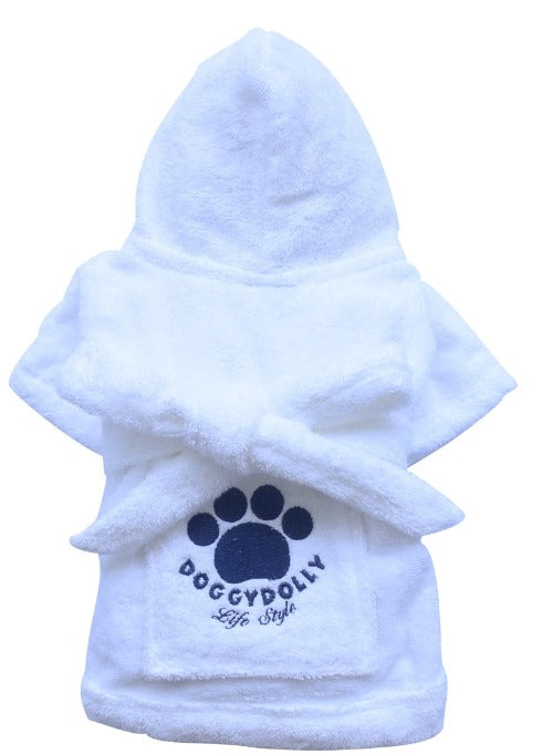 Bath Robe Dog Dressing Gown - DoggyDolly Australia & New Zealand